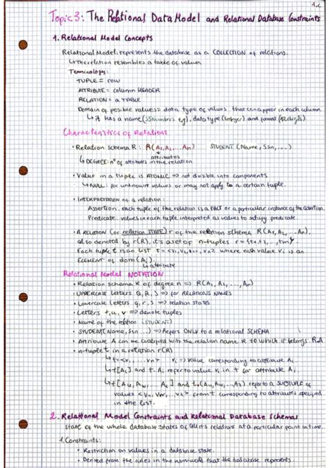 db unit 3 apuntes the relational data model and relational database