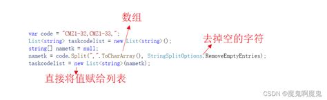 C 字符串逗号分隔存到list 数组互相转换c逗号分隔符string转换为 Csdn博客