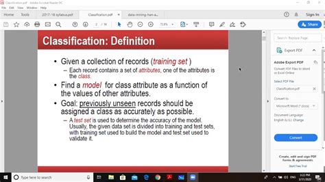 Classification Youtube