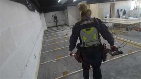 단상 단높임 장선 마루 합판 후로링 멀바우후로링 기둥감싸기 기둥 벽체후로링 Youtube