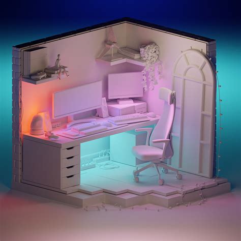 Cozy Setup Finished Projects Blender Artists Community