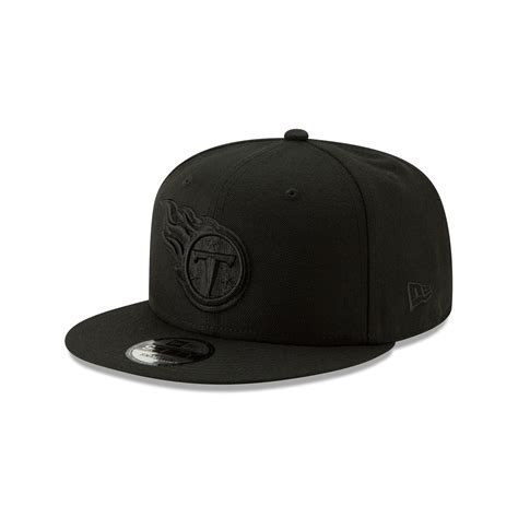 Tennessee Titans Basic Black On Black 9fifty Snapback Hat New Era Cap