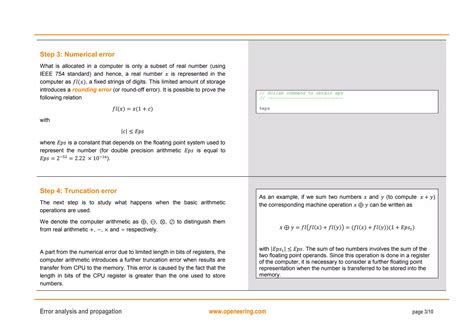 Numerical Analysis Using Scilab Error Analysis And Propagation Ppt