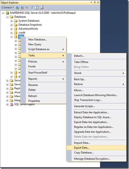 How To Import Export Data In Sql Server Sqlserverscribbles