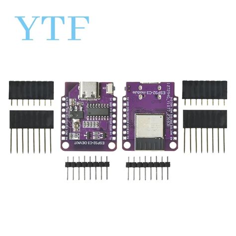 Mini Esp32 C3 Development Board Equipado Com Esp32 C3 Mini 1 N4 Module