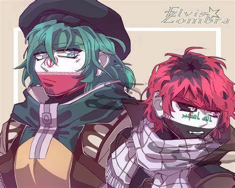 Countryhumans Iraq Countryhumans Iran Arte De Personajes Dibujos