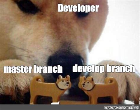 Сomics meme Developer develop branch master branch Comics Meme