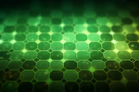 data hive green honeycomb lattice abstract background symbolizing digital connectivity stock