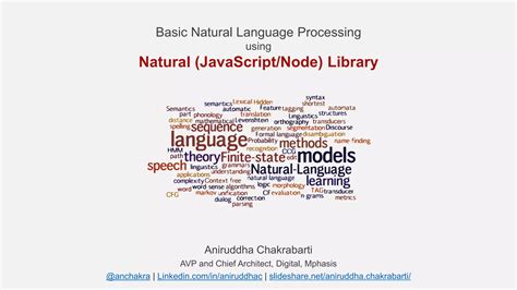 Nlp Using Javascript Natural Library Ppt