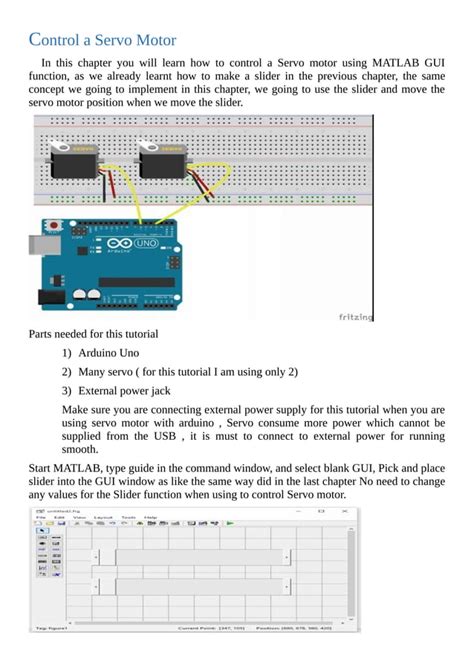Una guía de inicio rápido de MATLAB a matlab GUI para controlar Arduino PDF