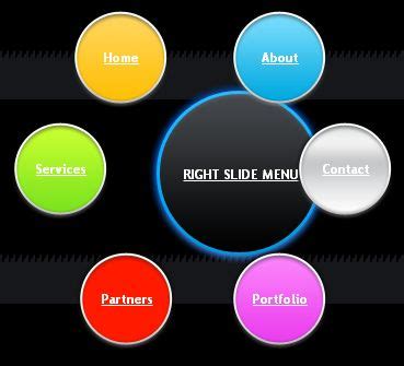Animated Fancy Menu HTML CSS Fancy Animation Menu