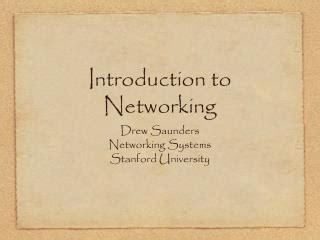 PPT Introduction To Networking PowerPoint Presentation Free Download ID