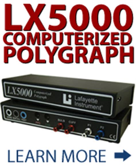 LX4000 Polygraph System Polygraph From Lafayette Instrument Company