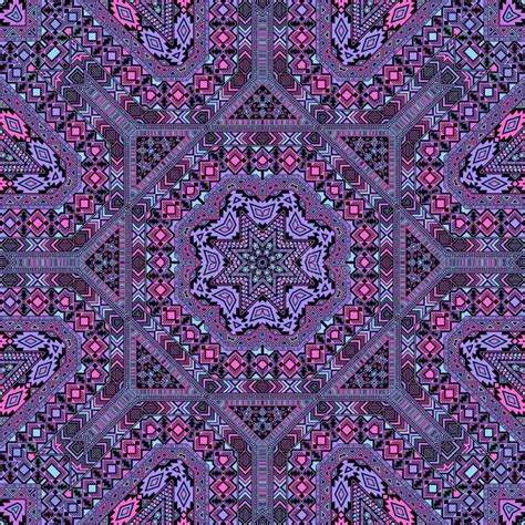 Abstract Seamless Pattern With Geometric Elements Structure Stock Vector Illustration Of