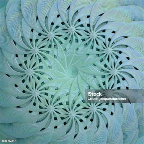 화이트 나선형 프랙탈 원 구성 배경 3d 일러스트레이션 수학 공식에 대한 스톡 사진 및 기타 이미지 수학 공식 레이스 배경 주제 Istock