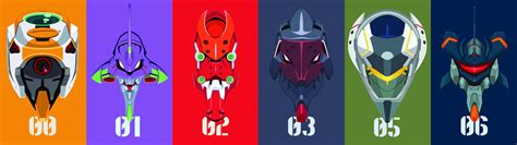 Wallpaper 3840x1080 Px Eva Unit 00 Eva Unit 01 Eva Unit 02 Eva Unit 03 Eva Unit 05 Eva