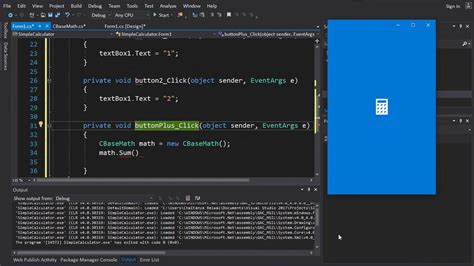 Creating A Simple Calculator Using Winforms In C Part 1 Youtube