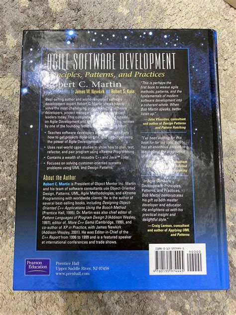 Agile Software Development By Robert C Martin Hobbies And Toys Books And Magazines Textbooks On