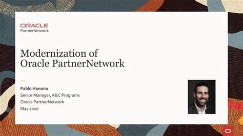 Oracle Partnernetwork Modernization Pptx