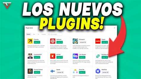 Te AyudarÁn Mucho🚀los Nuevos Plugins De Chat Gpt En 2024 💡