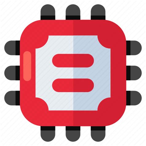 Processor Microchip Cpu Ai Technology Microprocessor Icon Download On Iconfinder