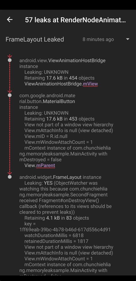 Android Data Binding Causes Memory Leak Even The Binding Has Been