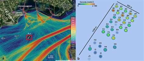 A Satellite Image Showing The Position Of The Sampling Grid Of