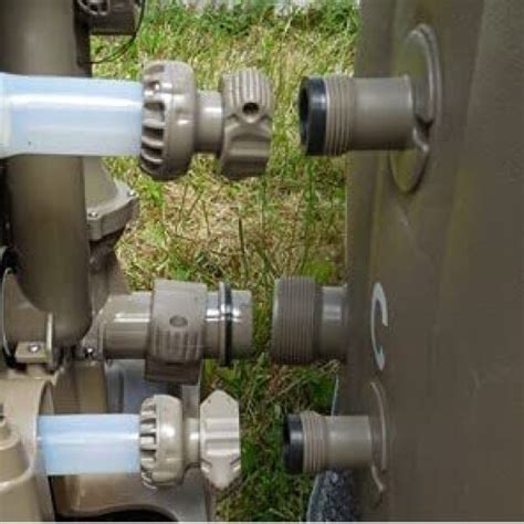 Inlet And Outlet Seal Set Compatible With Intex Pure Spa Inflatable Hot Tub Prevent Leaks With A