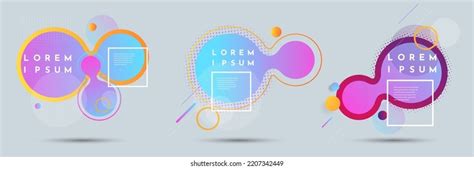 Abstract Colorful Blobs Set Isolated Abstract Stock Vector Royalty Free 2207342449 Shutterstock