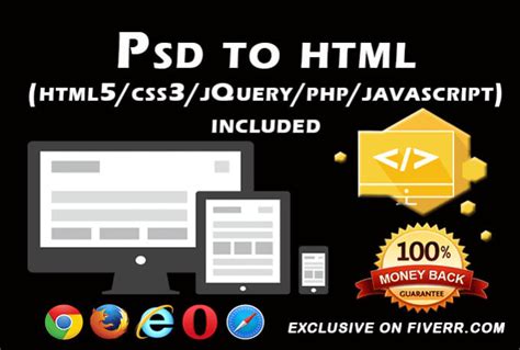 Convert Psdsketch To Responsive Html Layout Using Bootstrap By Decod3rsoft Fiverr
