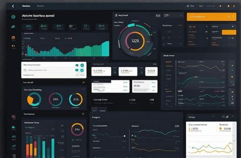Premium Photo Modern Dashboard Analytics Interface