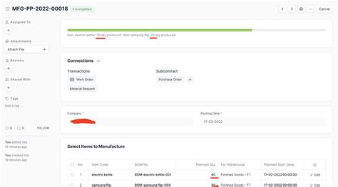 Production Plan Is Getting Completed Even Though Some Quantity Is Pending · Issue 29845