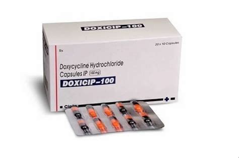 Doxycycline Capsules 100mg At ₹ 27 Stripe In Nagpur Id 23481357673