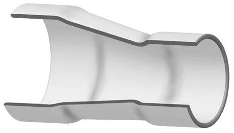 3929 582e 8x4 Pvc Reducing Coupling Eccentric Socket Sch80 Pg400
