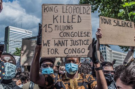 Protesting Belgiums Colonial Legacy In Congo
