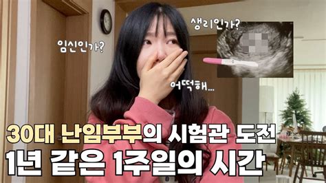 난임부부의 시험관 도전 과연 1차 이식 결과는 시험관 Vlog Youtube