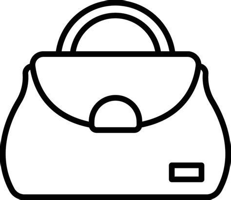 Bag Outline Vector Art Icons And Graphics For Free Download