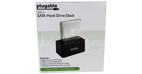 Plugable USBC SATA V USB Gen HDD Dock Review