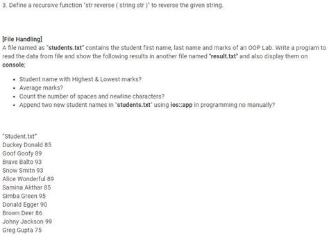 Solved 3 Define A Recursive Function Str Reverse String
