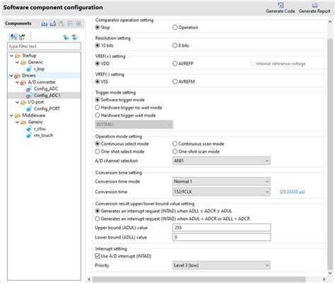 Rl78g22 Adc Forum Rl78 Mcu Renesas Engineering Community