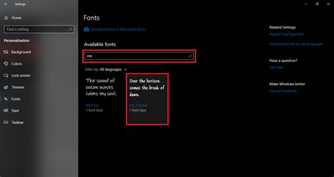 How To Install And Activate Fonts From The Store In Windows 10 April 2018 Update