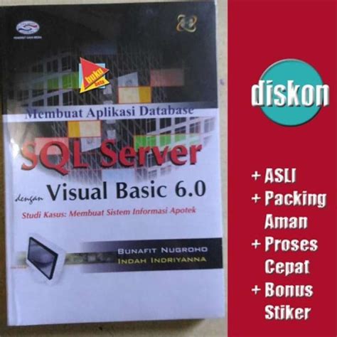 Jual Membuat Aplikasi Database Sql Server Dengan Visual Basic 60 Bunafit Di Seller Winter