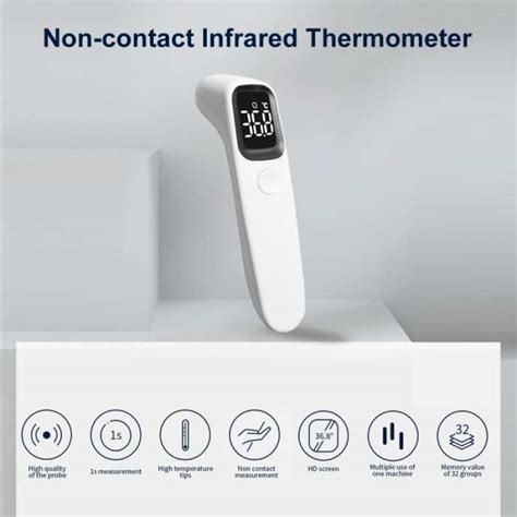 Promo Thermometer Pengukur Suhu Tubuh Panas Termometer Sensor Non Contact Fixmarket Diskon 50