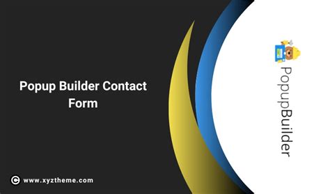 Popup Builder Contact Form 3 3 Download For Wordpress