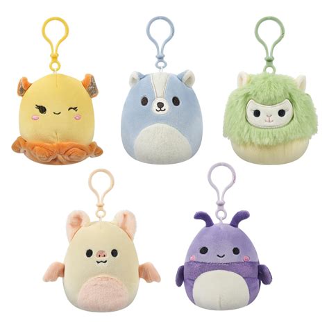 Squishmallows Original 3 5 Inch Clip On Plush 5 Pack