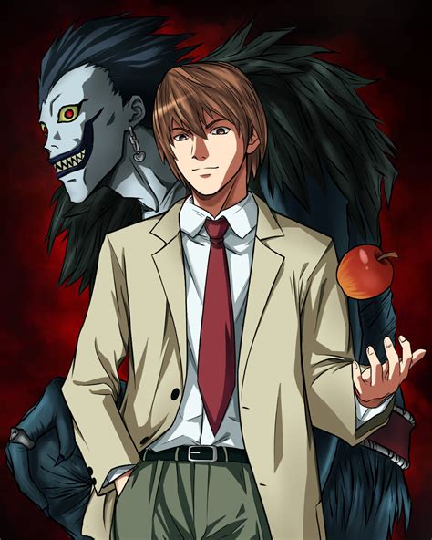 Light And Ryuk Wallpapers Wallpaper Cave