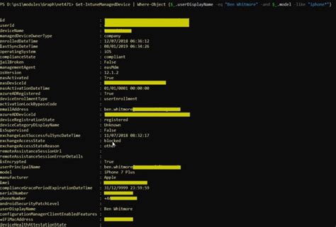 Using Powershell With Microsoft Graph To Query Intune Devices Byteben A Technical Blog