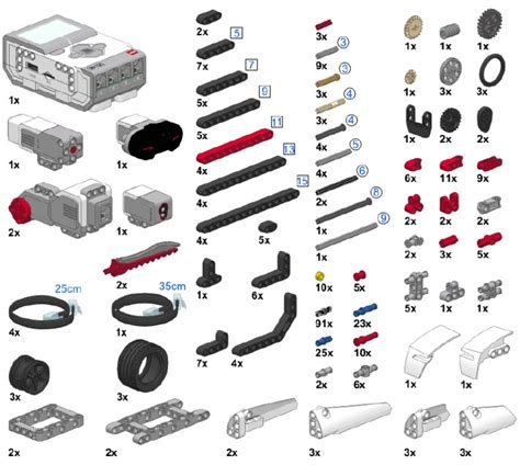 Lego Mindstorms 31313 Parts List Pdf