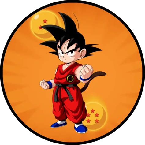 Etiquetas Dragon Ball Goku ️ Para Imprimir