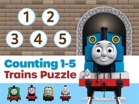 Counting Trains Puzzle 1 5 Math Games Tinytap